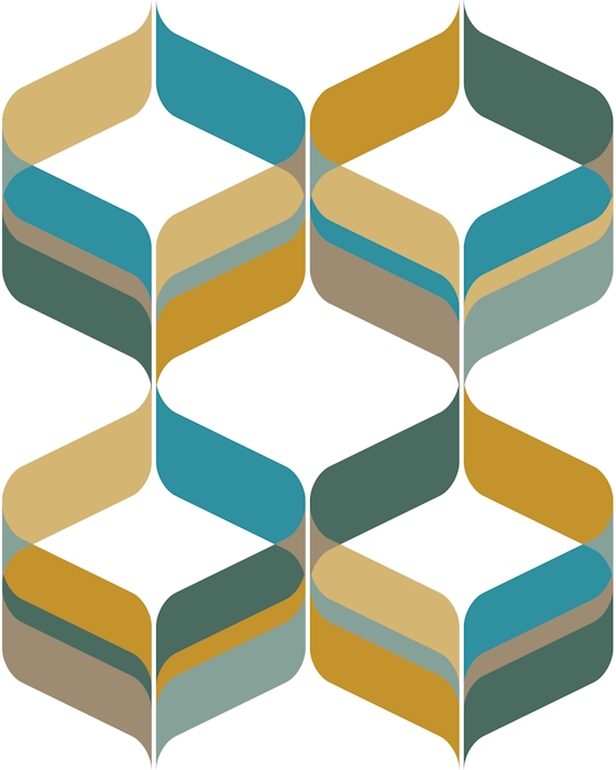 Retro Mod Ribbons 17 - happywall.com