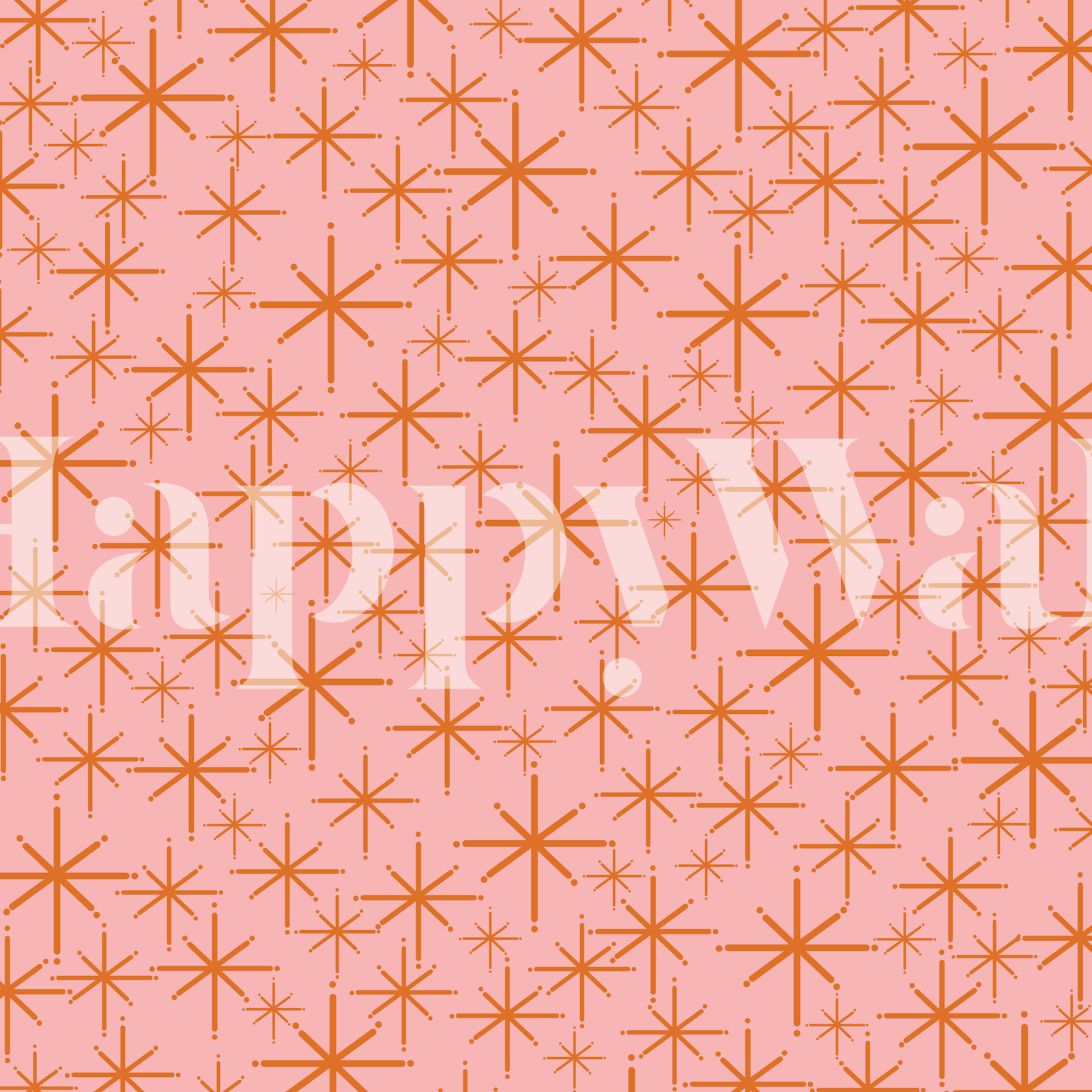 Twinkling Retro Stars Wallpaper - happywall.com