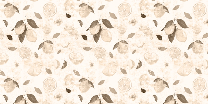 Lemon Beige Cool Kitchen Wallpaper