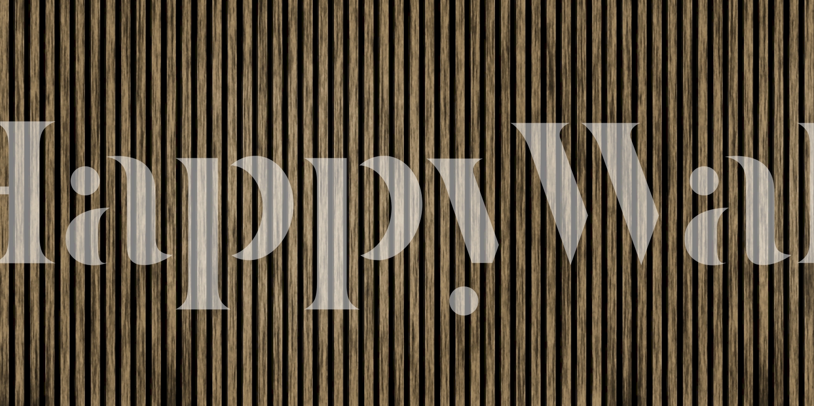 Urban Wood Slat Chic Wallpaper | happywall.com