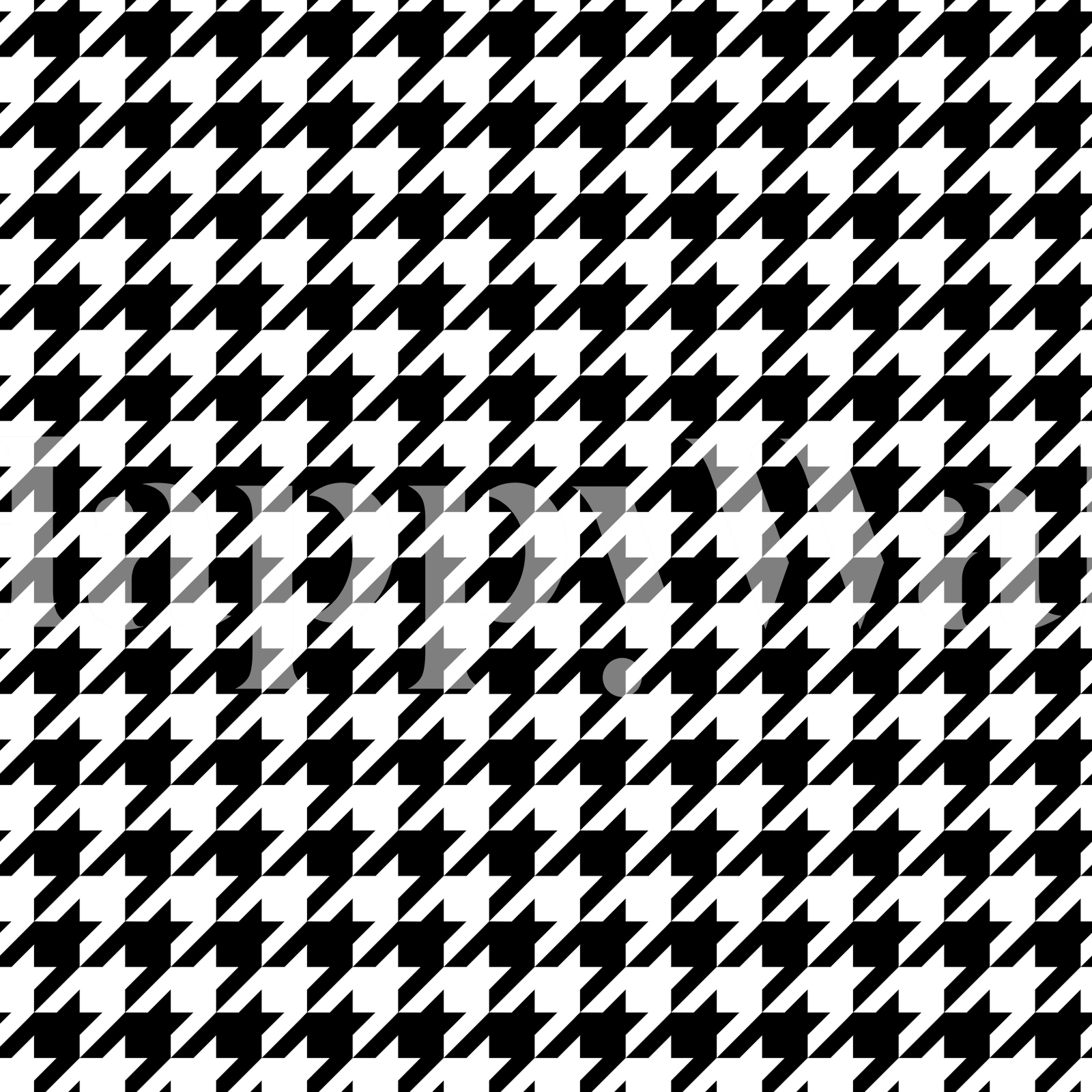 Black and White Houndstooth Wallpaper