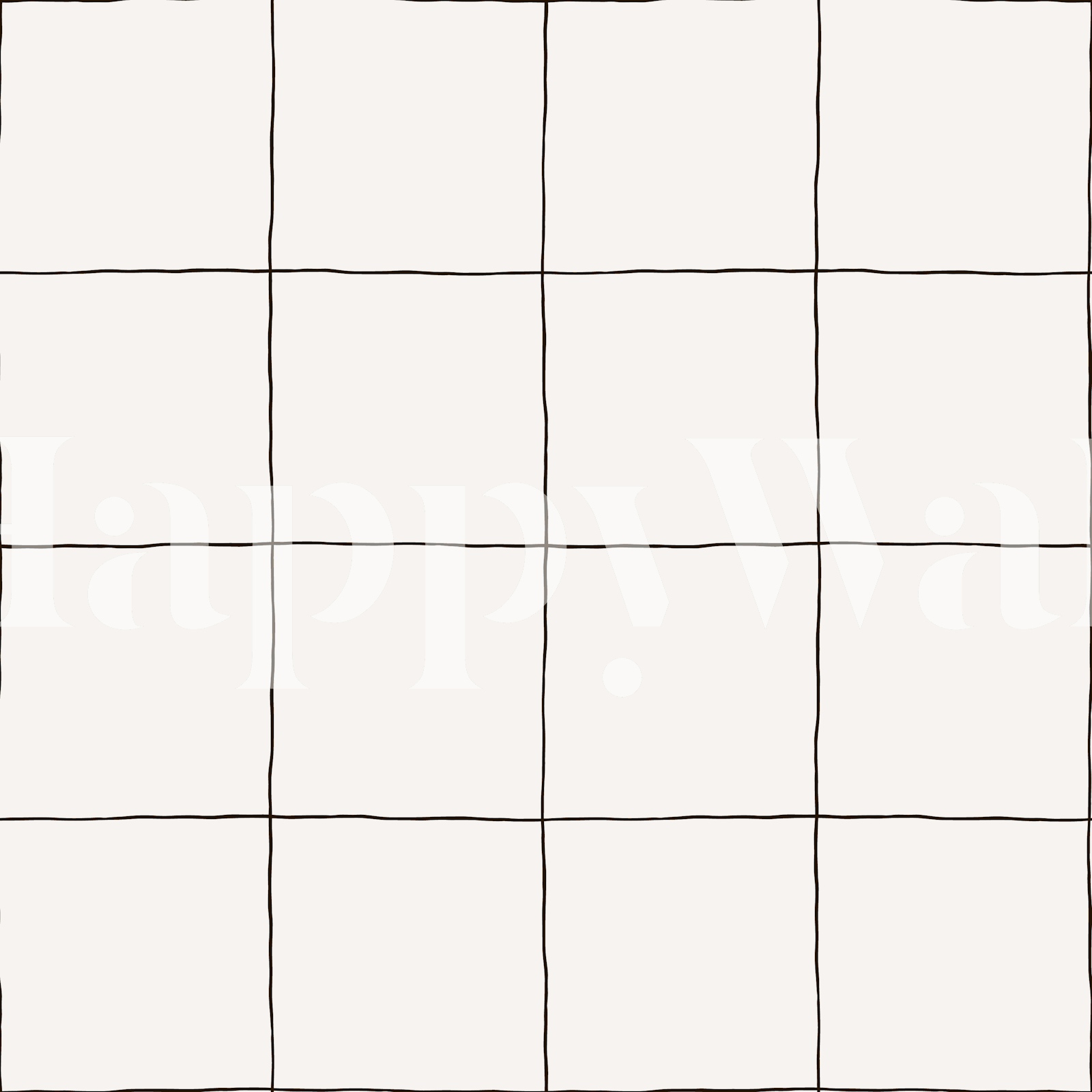 Organic Lines Decor Grid Oak - Happywall