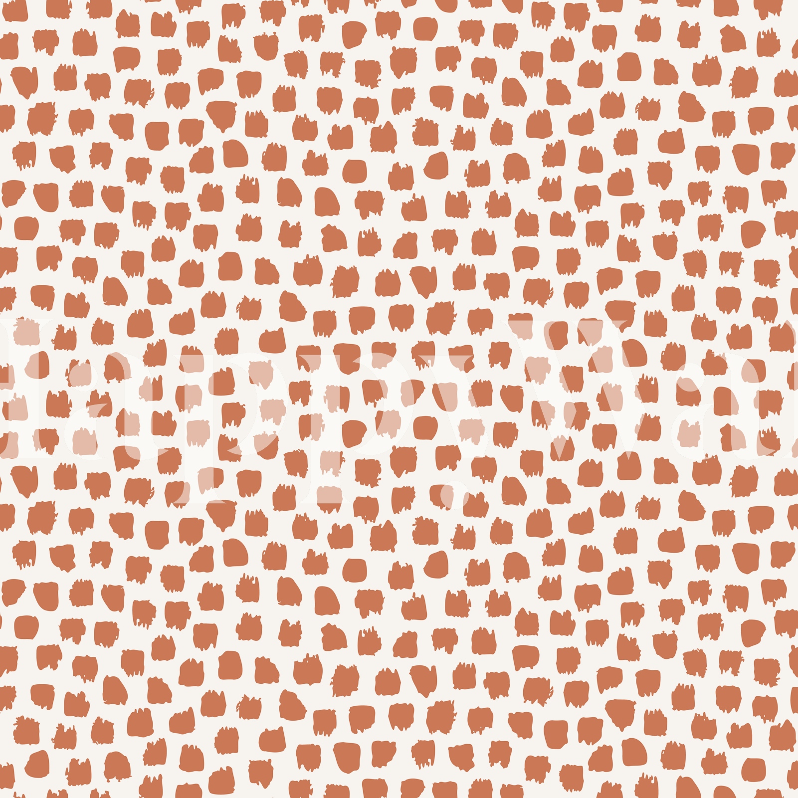 Abstract Dots Rust Brown Wallpaper | happywall.com