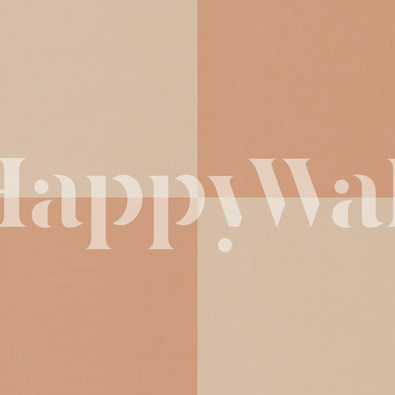 Checker Peachy Sand Wallpaper - Happywall