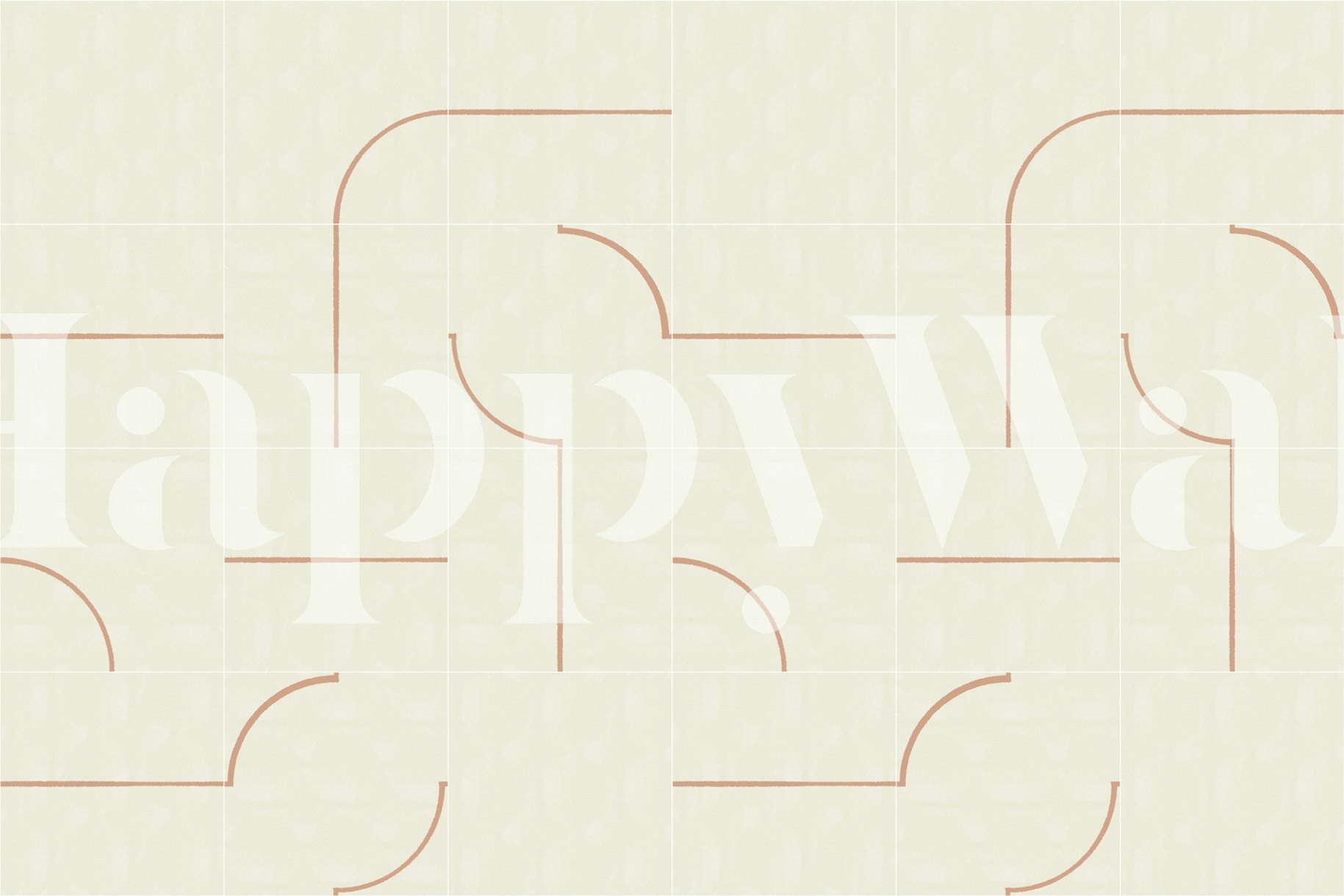 Minimal Wall Tiles Three Wallpaper - Buy Now on Happywall