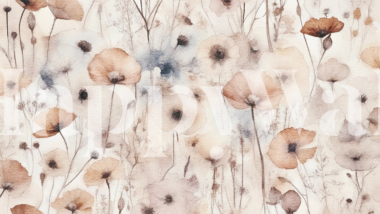 Autumn Blush Flora Wallpaper - Happywall.com