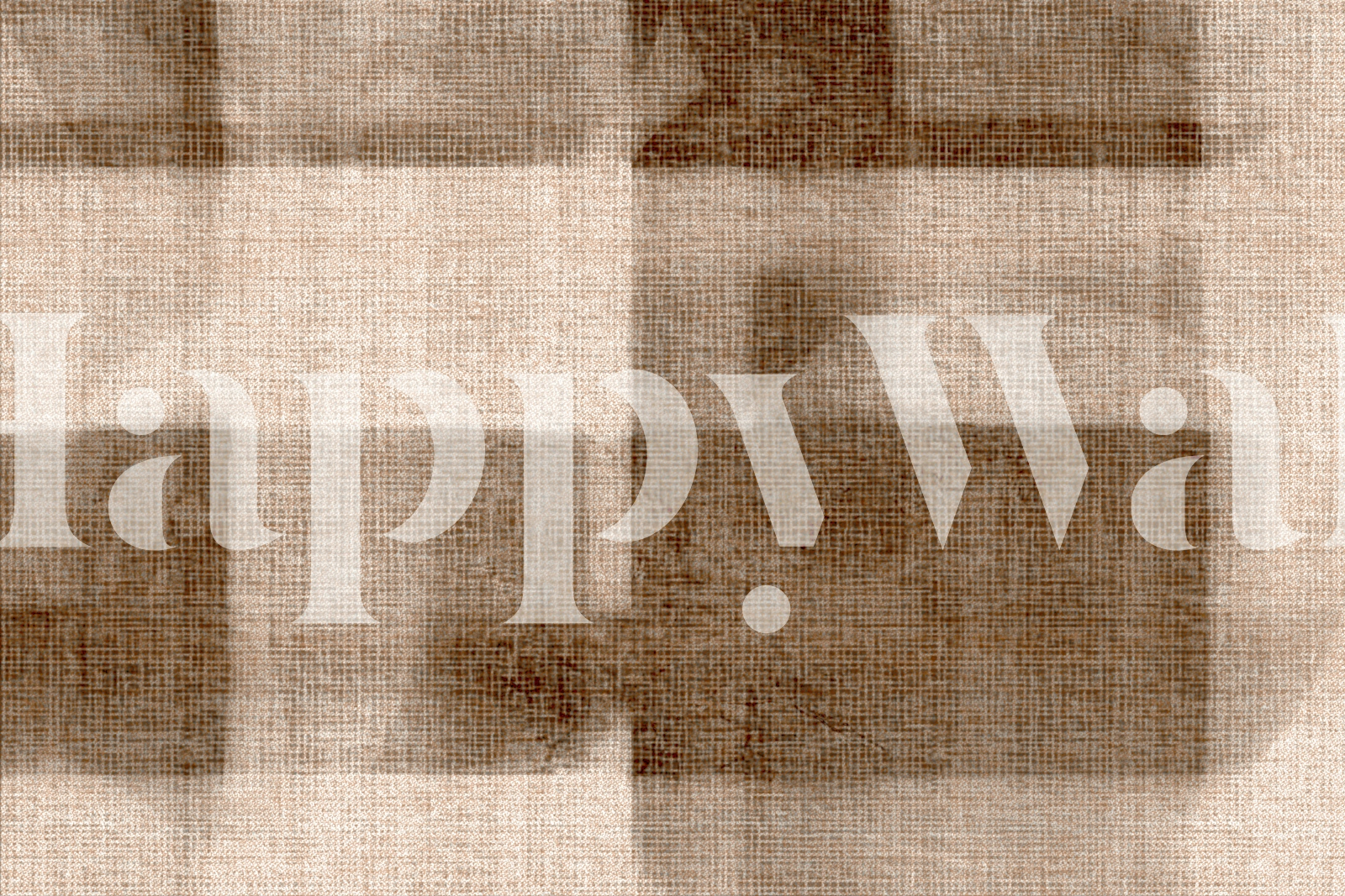 Retro Linen Neutrals Wallpaper