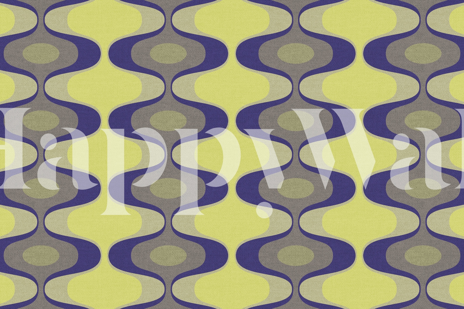 Retro Mod Chic Wallpaper | HappyWall