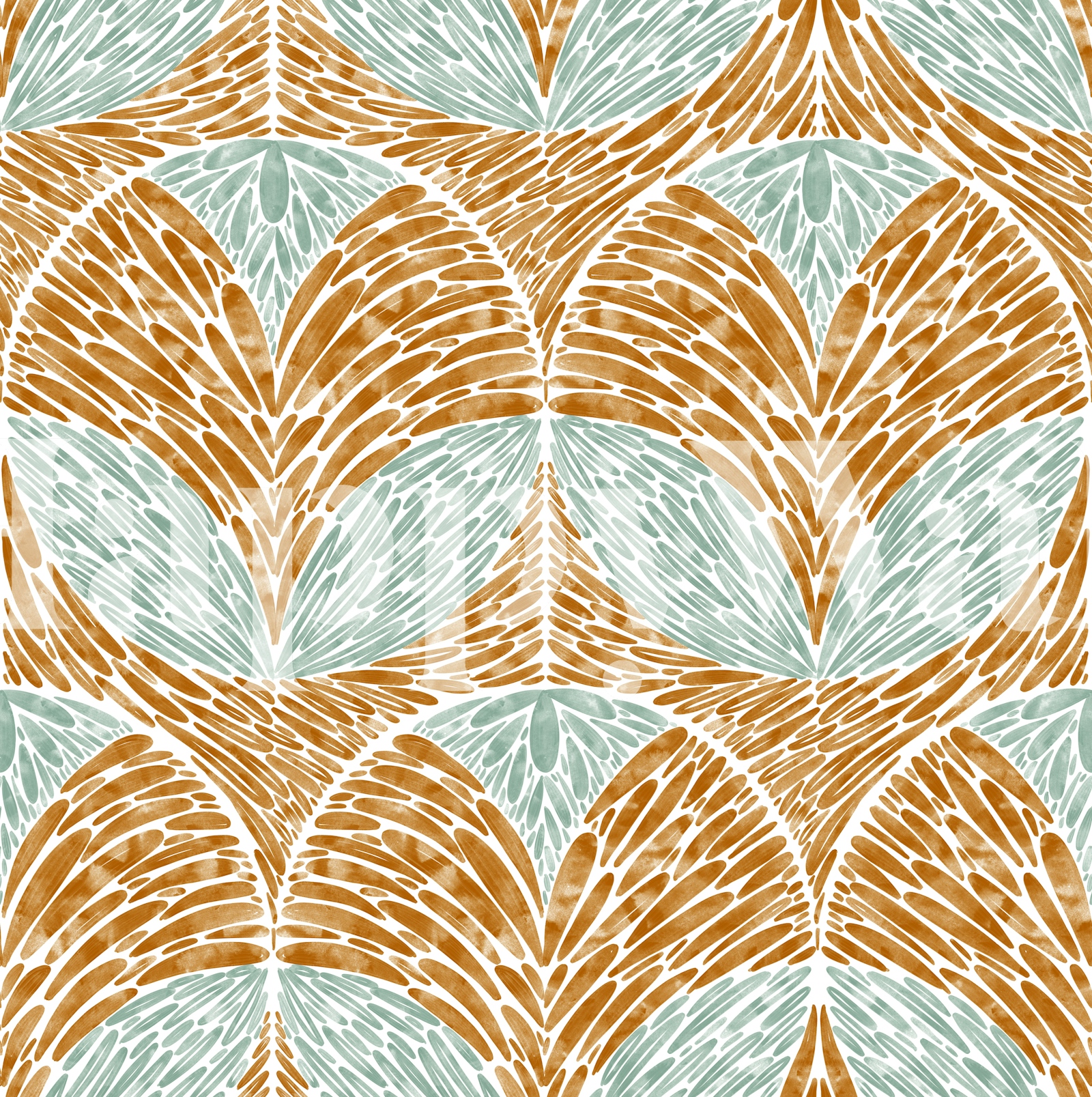 Botanical Breeze Motif -happywall.com