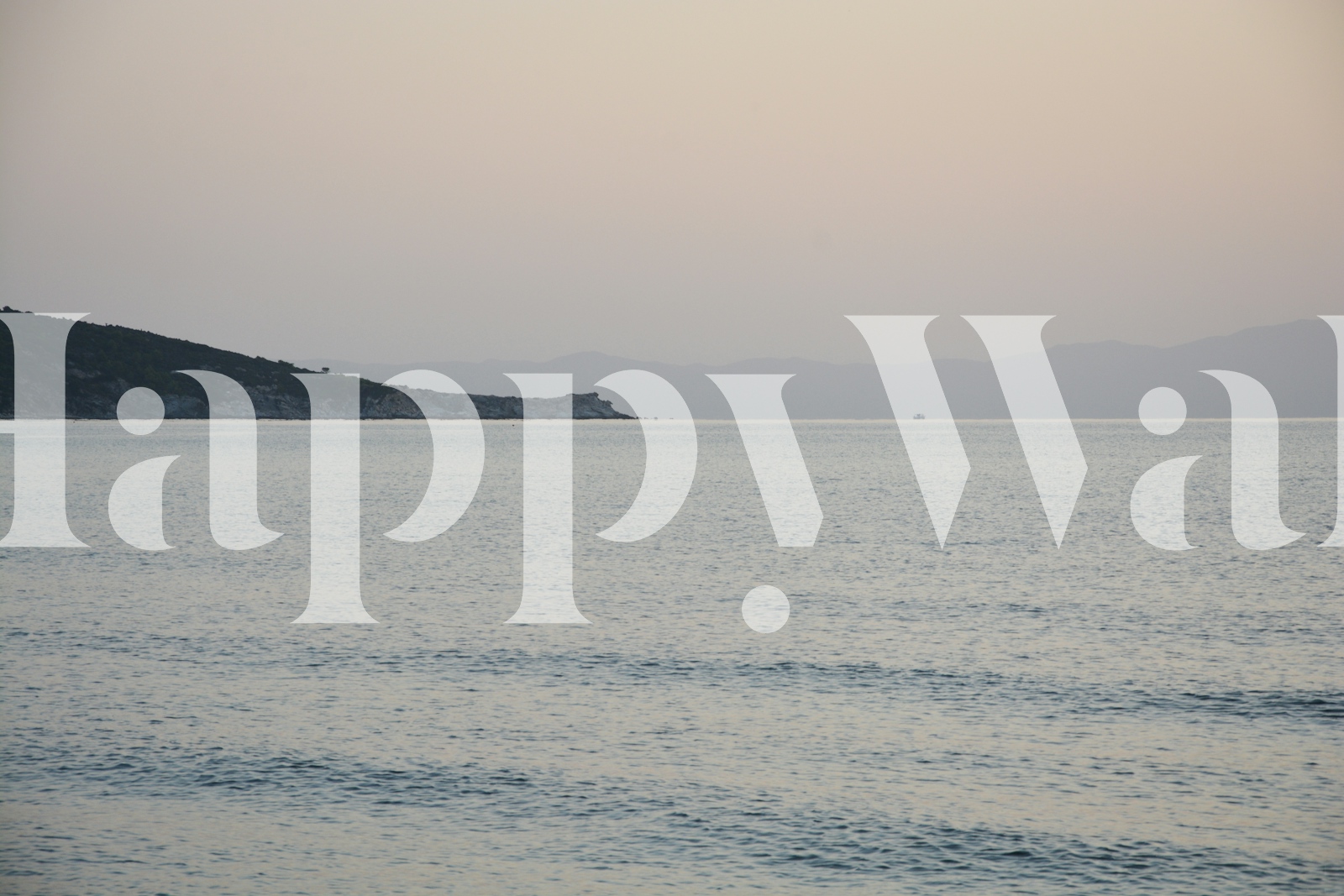 Dusky Beach Seascape Wallpaper for Rooms