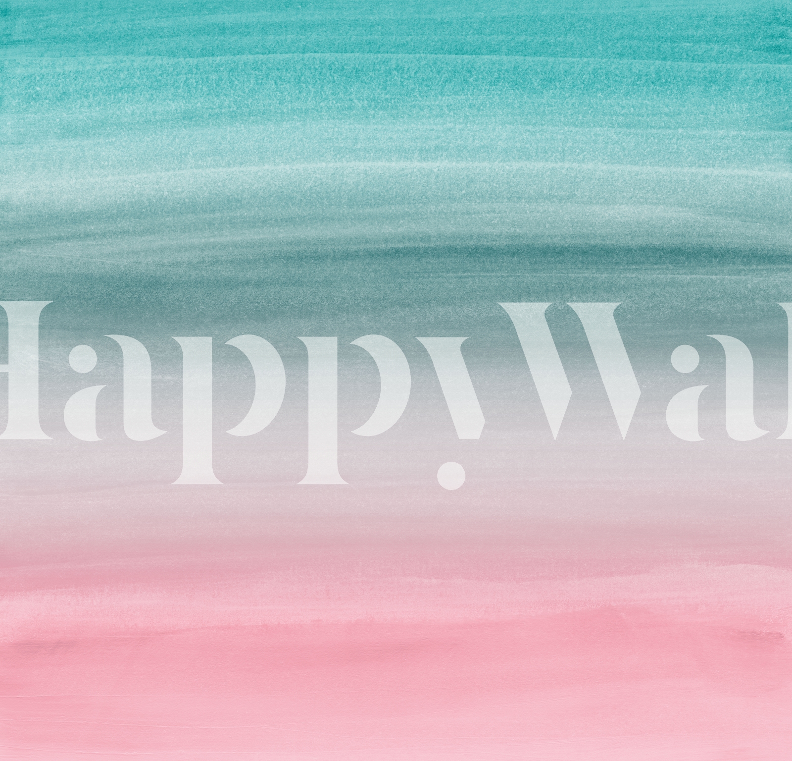 Pink Teal Watercolor Wallpaper