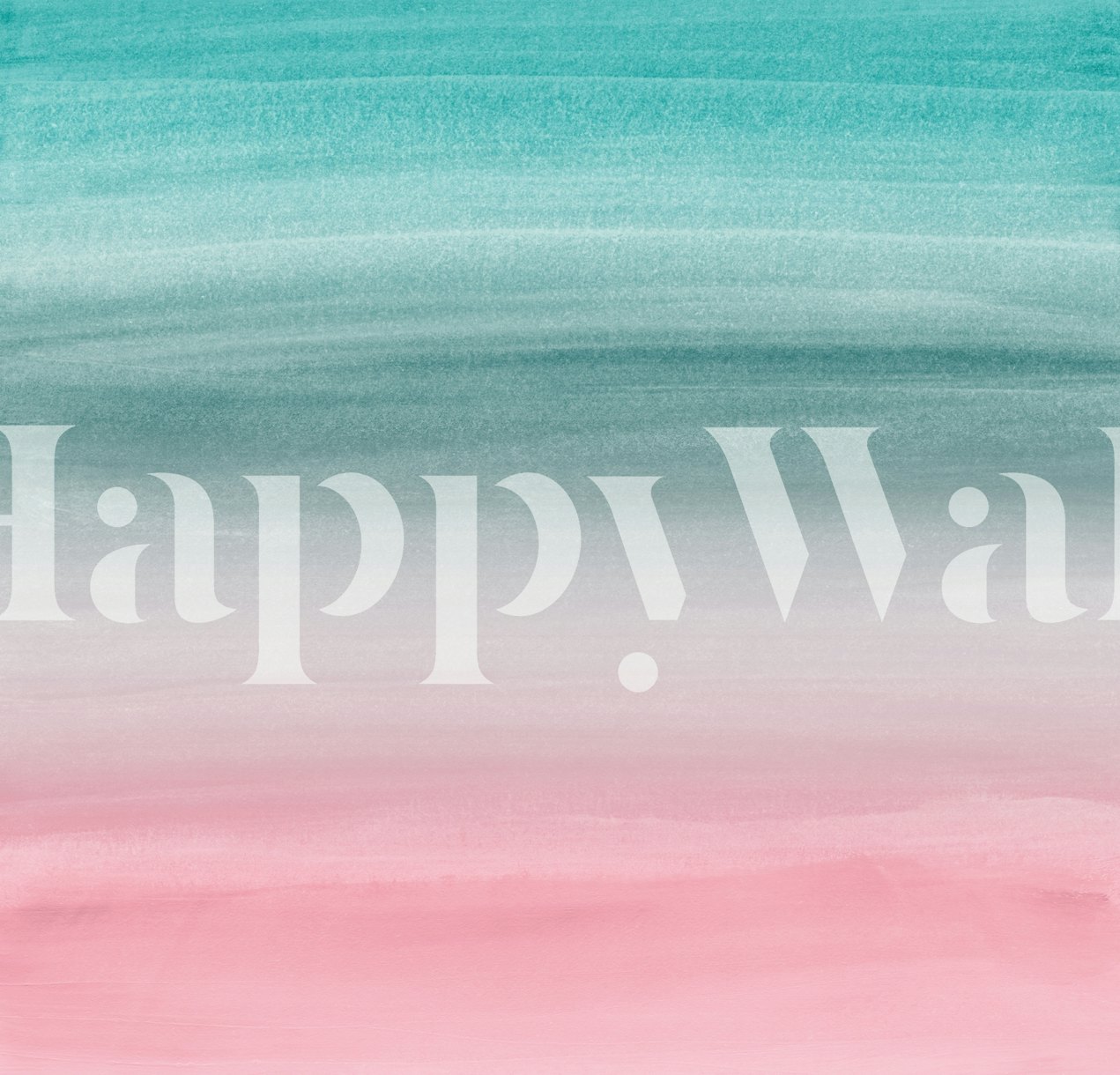 Pink Teal Watercolor 1 Wallpaper | Buy Wallpapers Online - Happywall