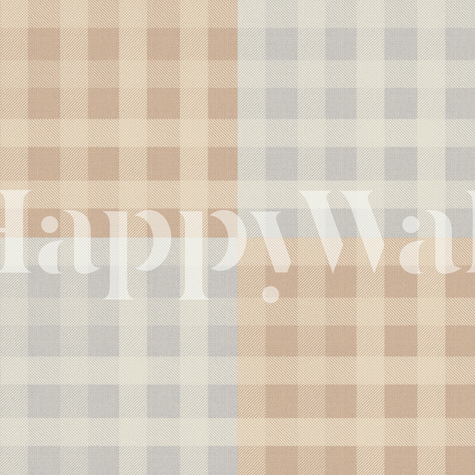 Muted Fall Plaid Wallpaper | Happywall