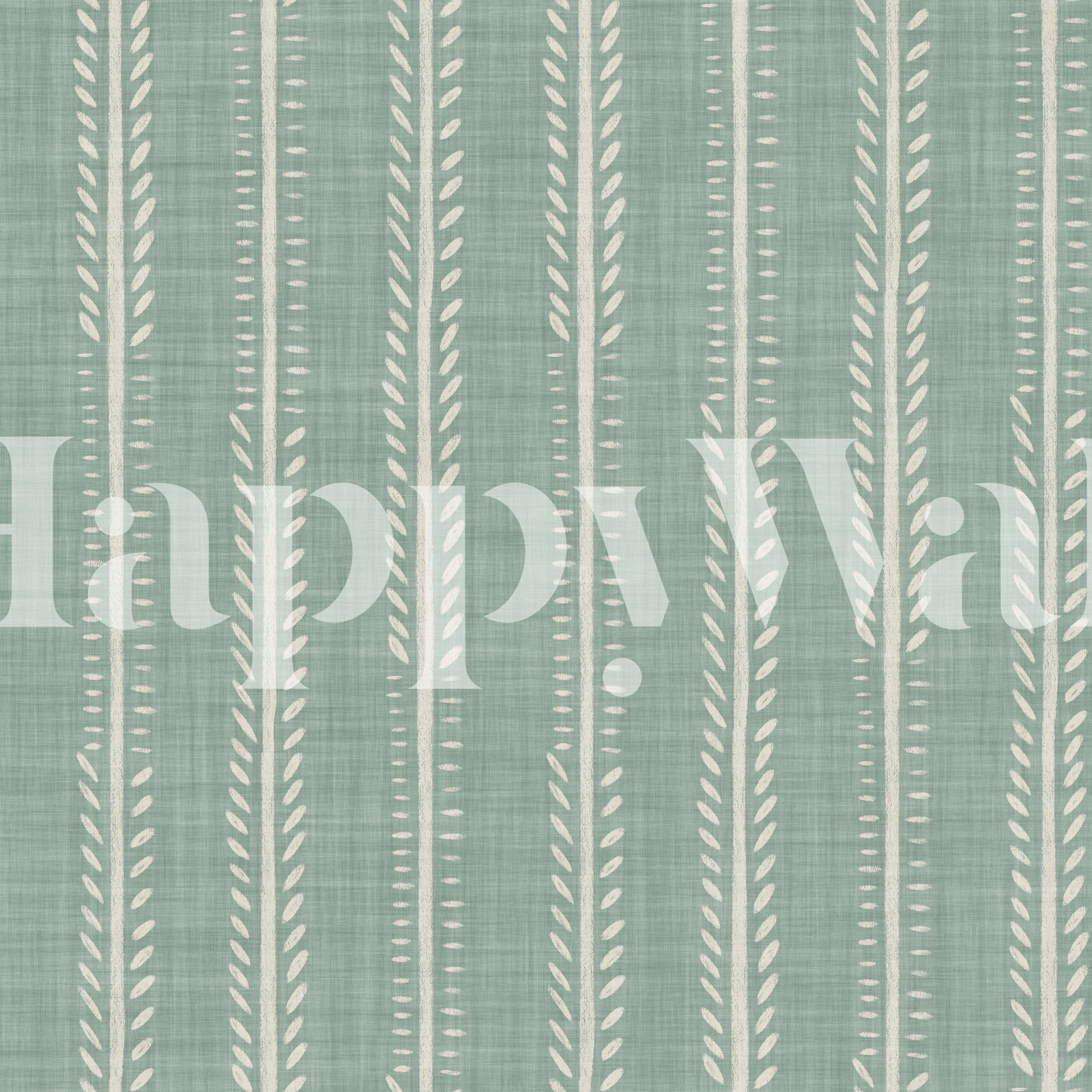 Sage Botanical Stripe Wallpaper for Modern Decor