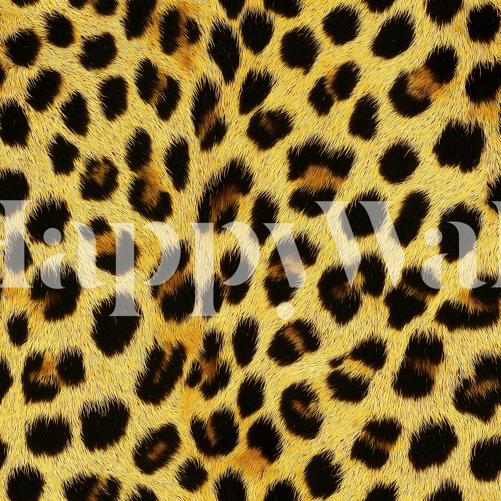 Wild Luxe Leopard Charm Yellow | happywall.com
