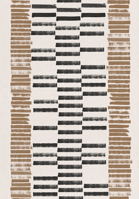 Rustic Organic Pattern Wallpaper | happywall.com