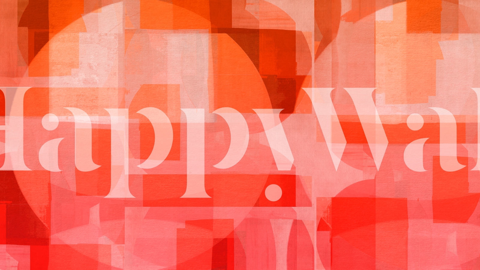 Abstract Vermilion Red Wallpaper