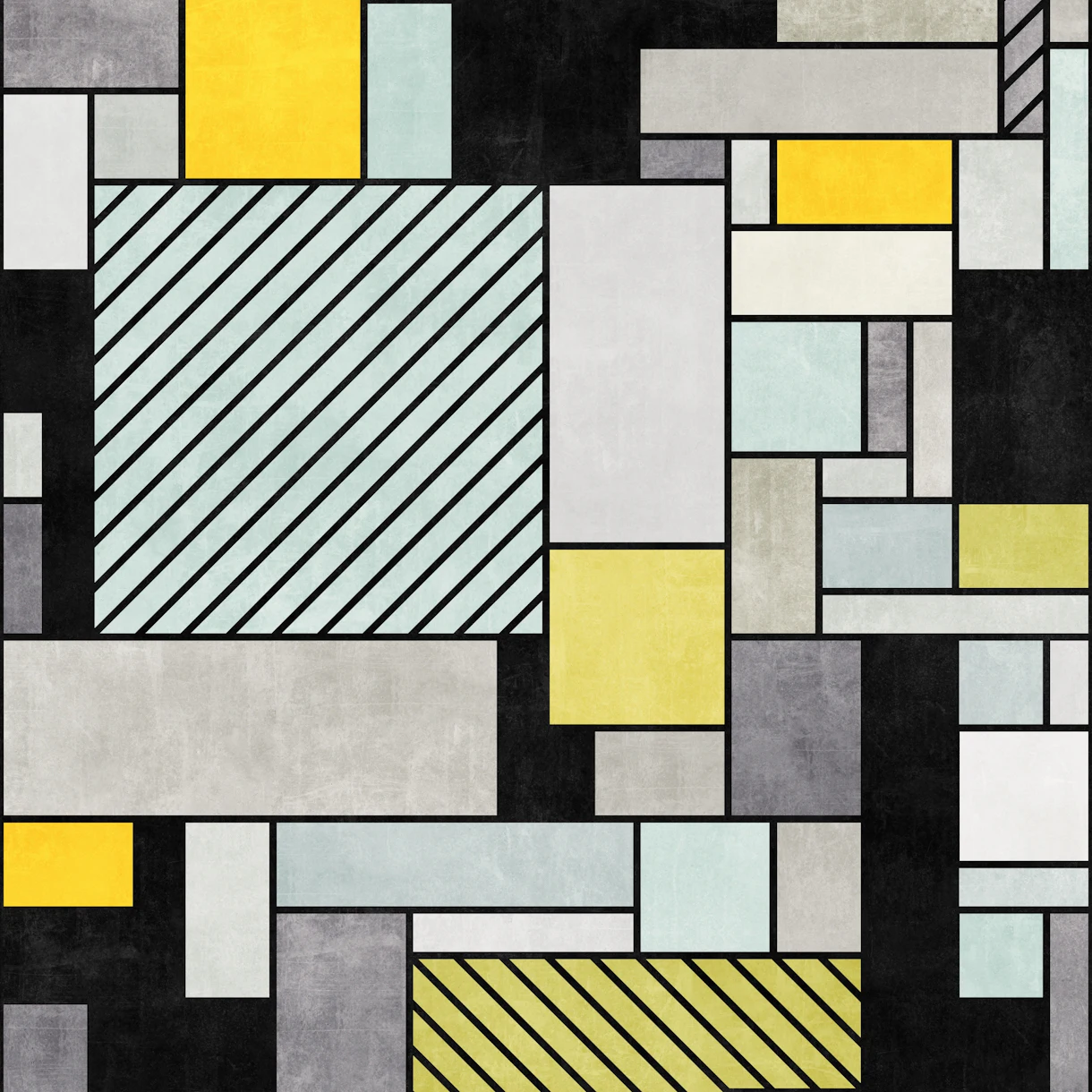 Random Concrete Pattern YBG Wallpaper | Happywall