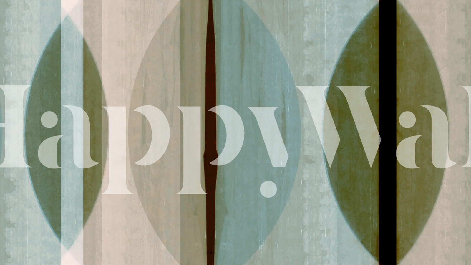 Minimalist Retro Shapes Wallpaper | happywall.com
