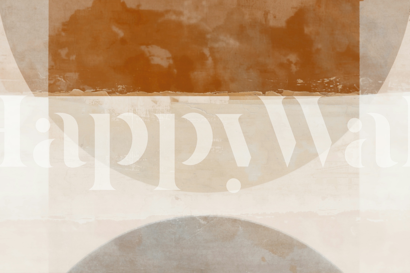 Sandy Tones Geometric Wallpaper Design