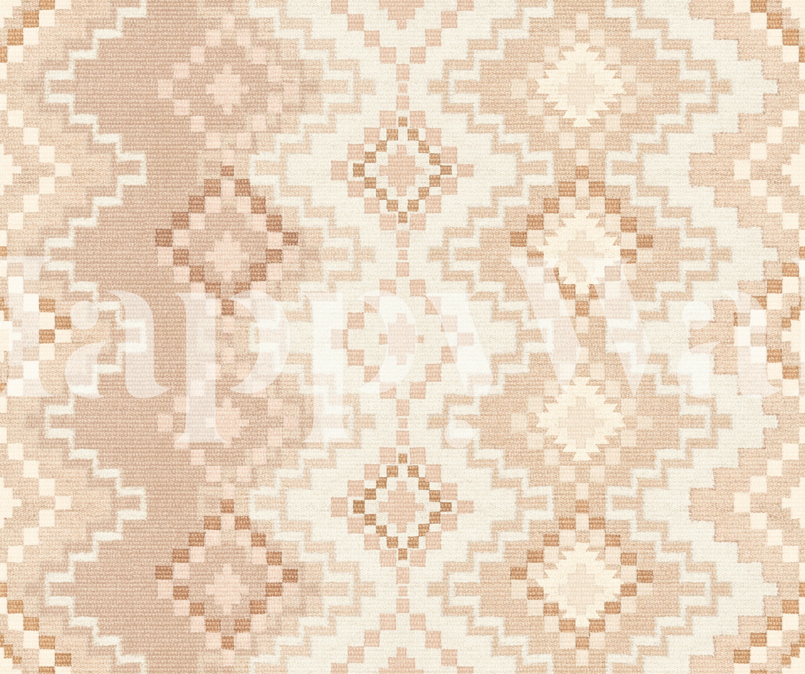 Western boho tribal chevron - desert pink
