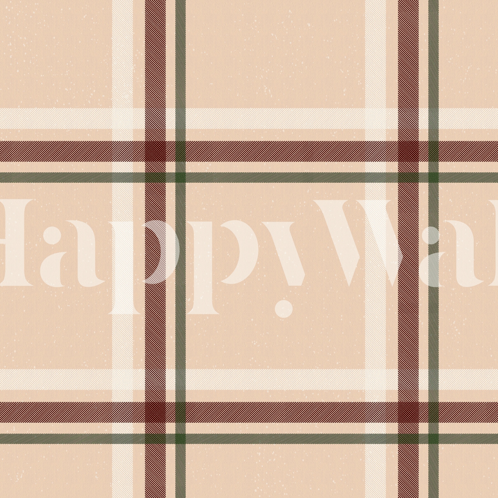 Winter Plaid Pale Pink - Happywall.com