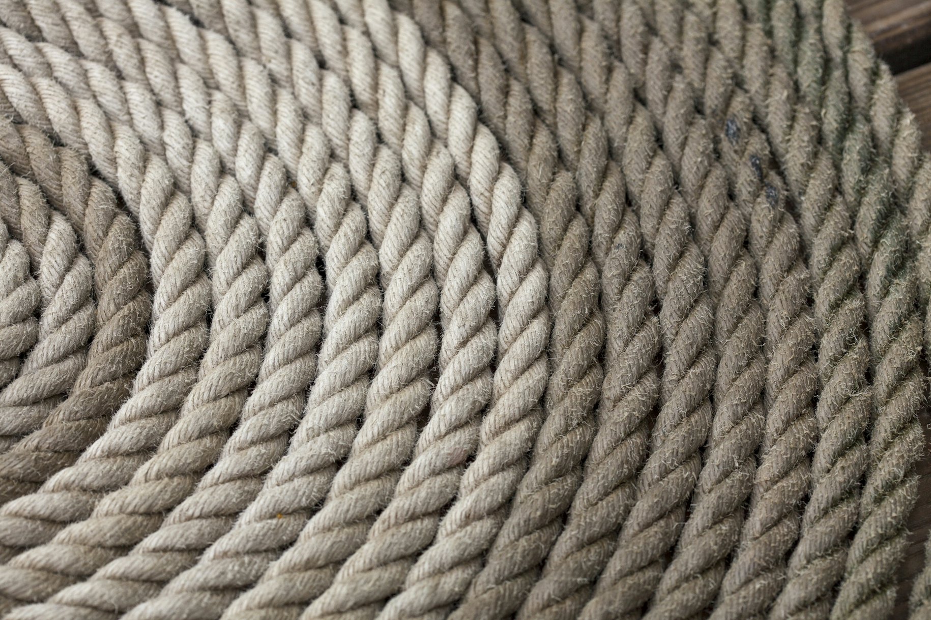 Rolled Up Ship Rope Wallpaper | Nautical Themed Wall Decor - Happywall