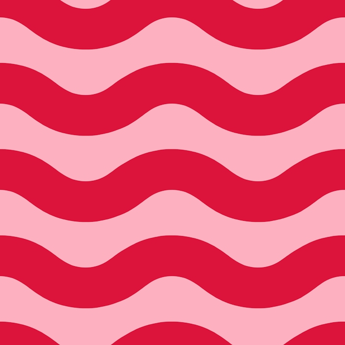 Pink and Red Modern Waves Wallpaper