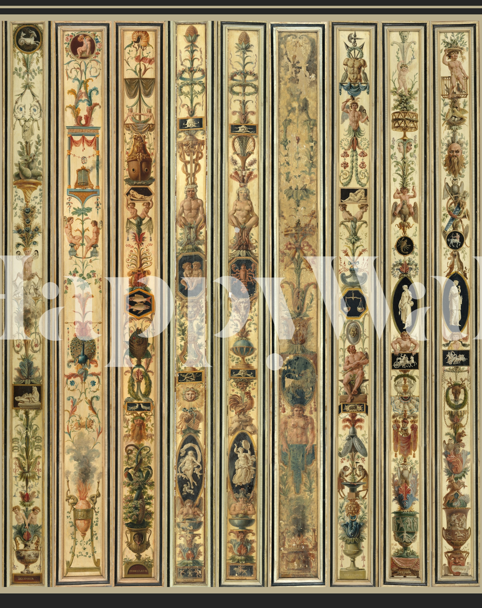 Renaissance Zodiac Signs Wallpaper