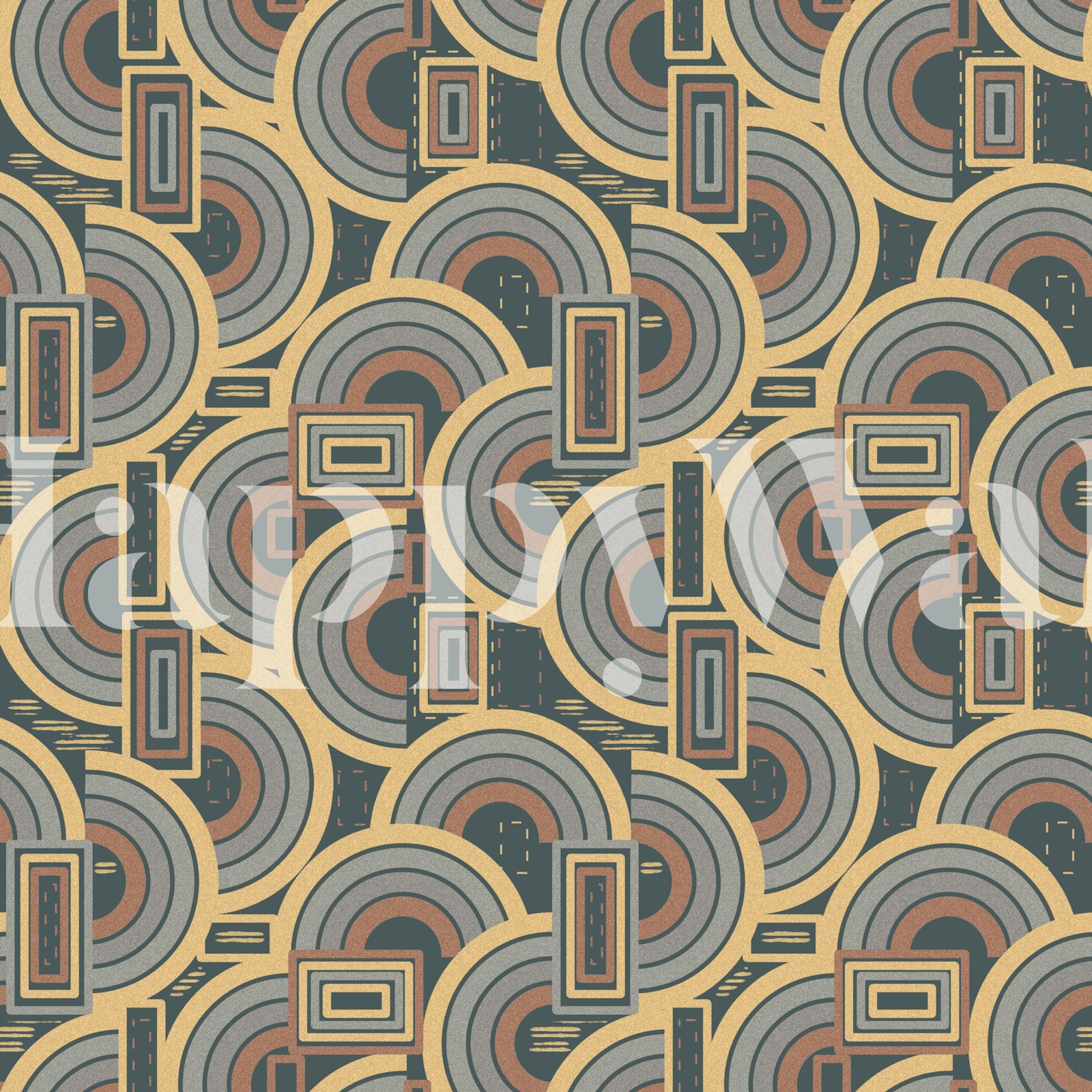 Boho Geometric Twist Wallpaper | Happywall