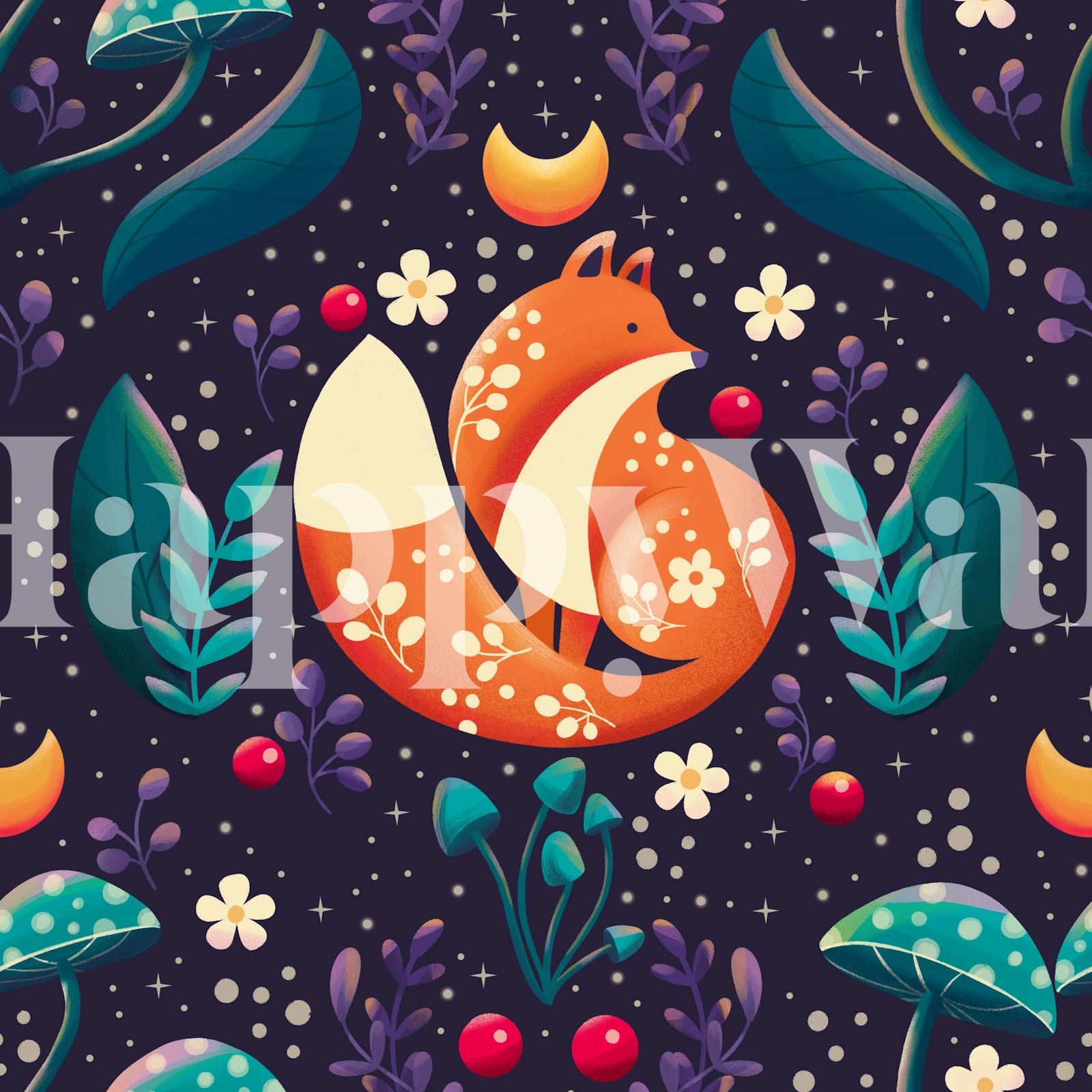 Enchanting Fox Wallpaper | happywall.com