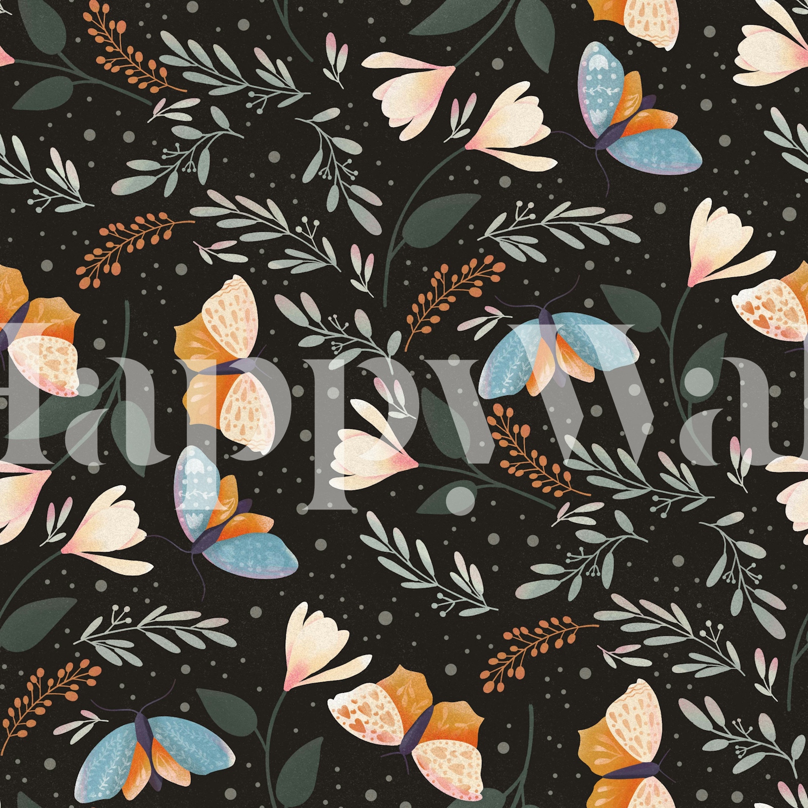 Enchanted Butterfly Garden - Happywall.com