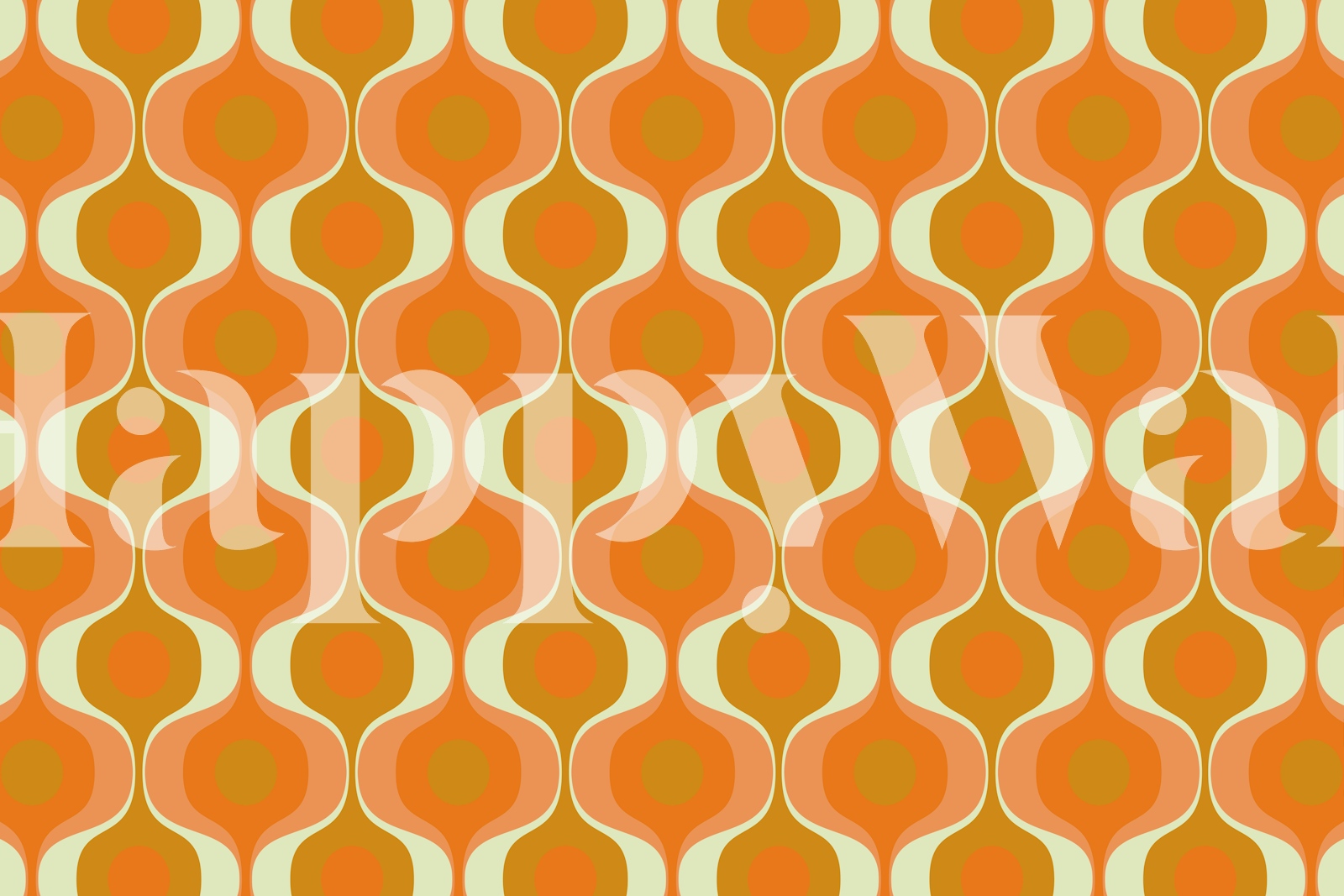 Large Abstract Geo Waves Pattern - Happywall