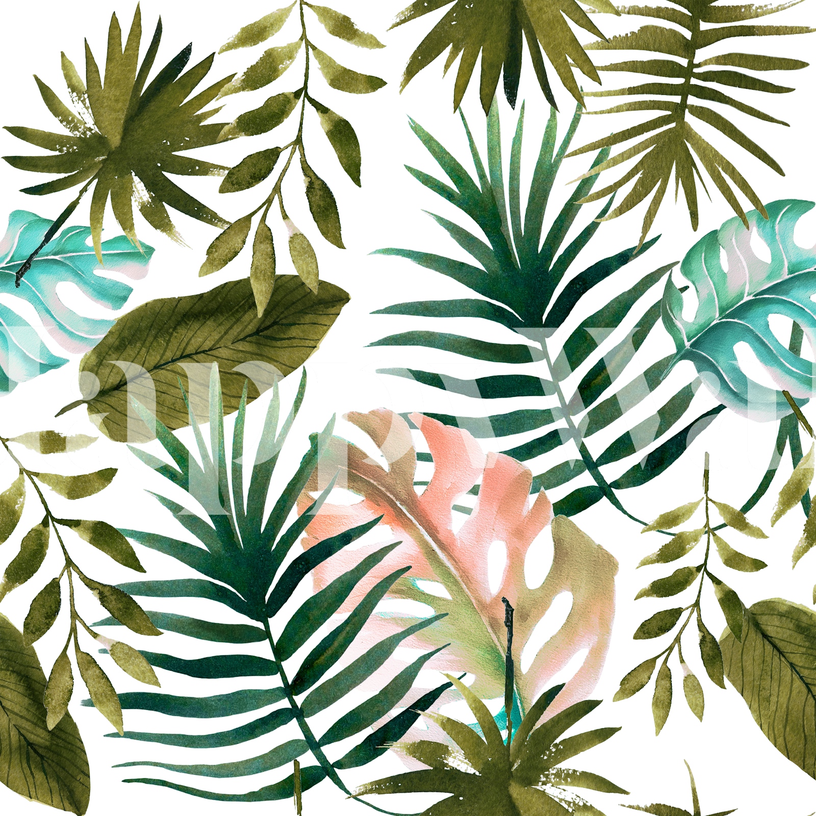 Tropical Oasis Escape Wallpaper - Happywall.com