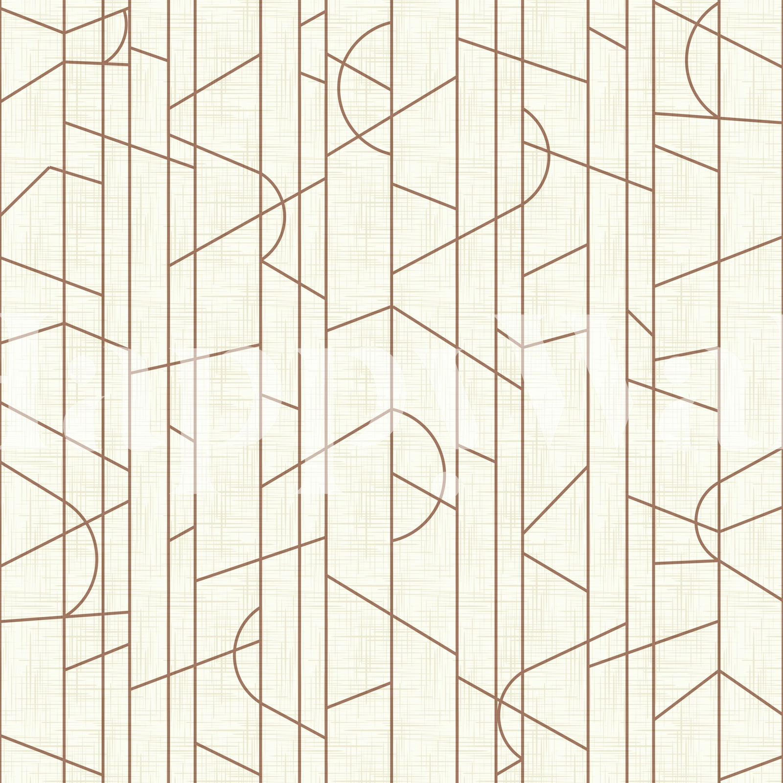 Elegant Lines Decor Bright Mocha Mousse | Happywall.com