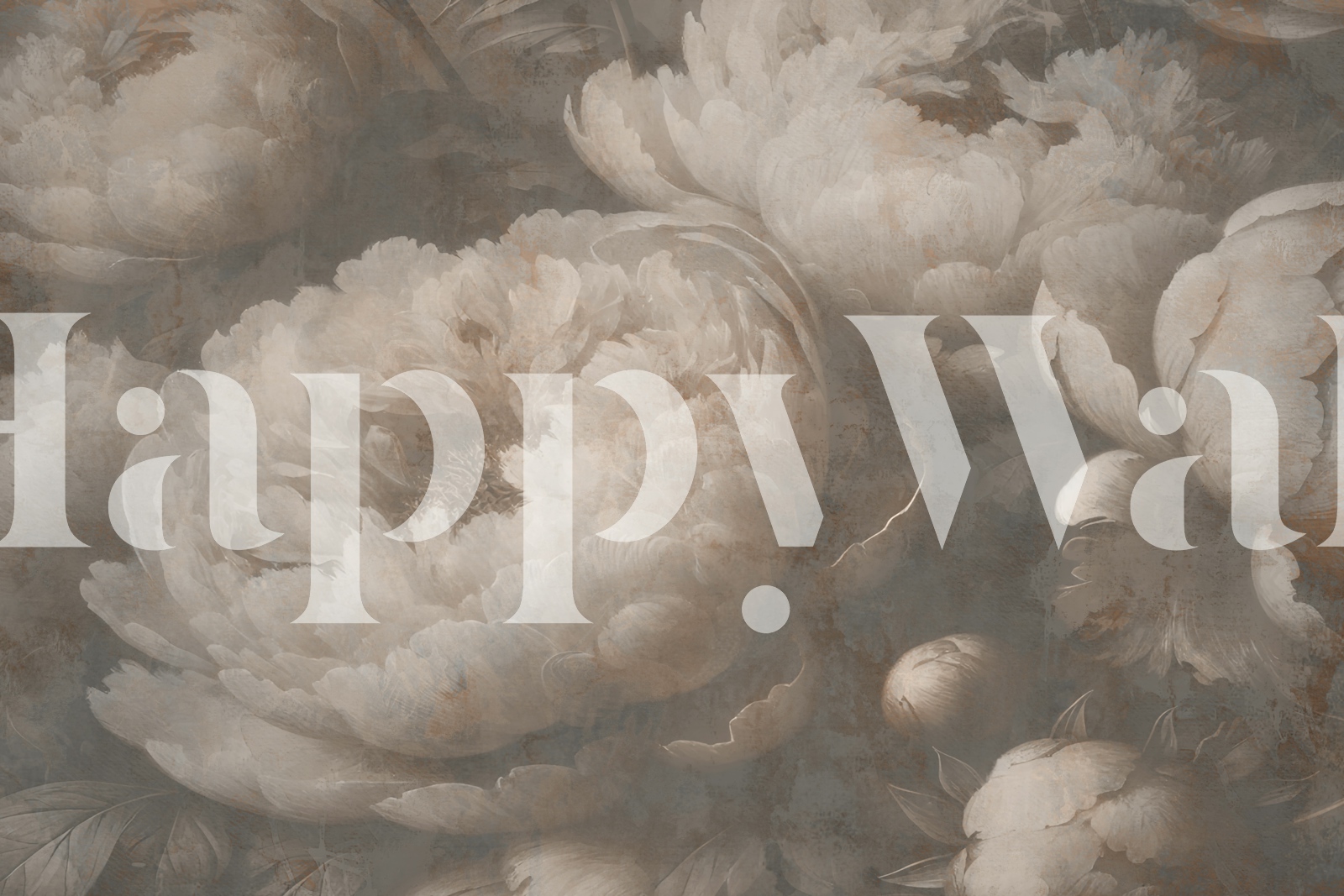 Vintage Peony Delight Wallpaper - happywall.com