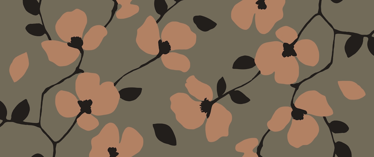 Floral Green Wallpaper for Modern Rooms