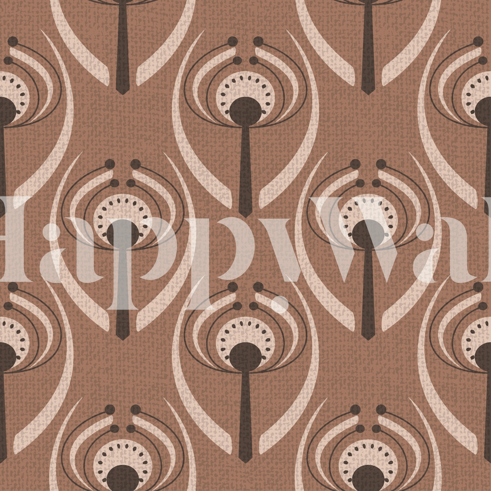 Abstract Flora Charm Wallpaper - happywall.com