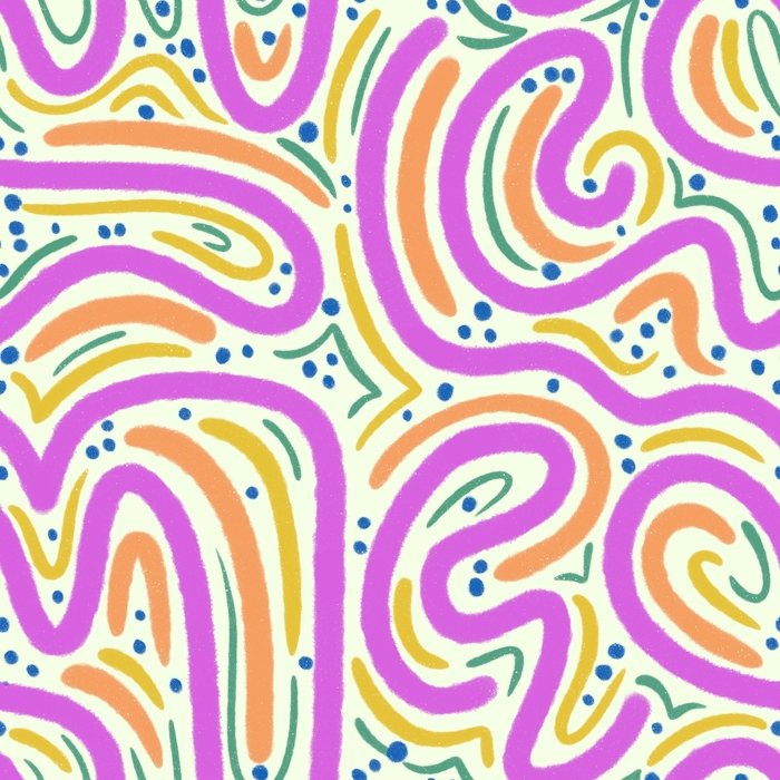 Funky Doodle Vibes Wallpaper - Happywall