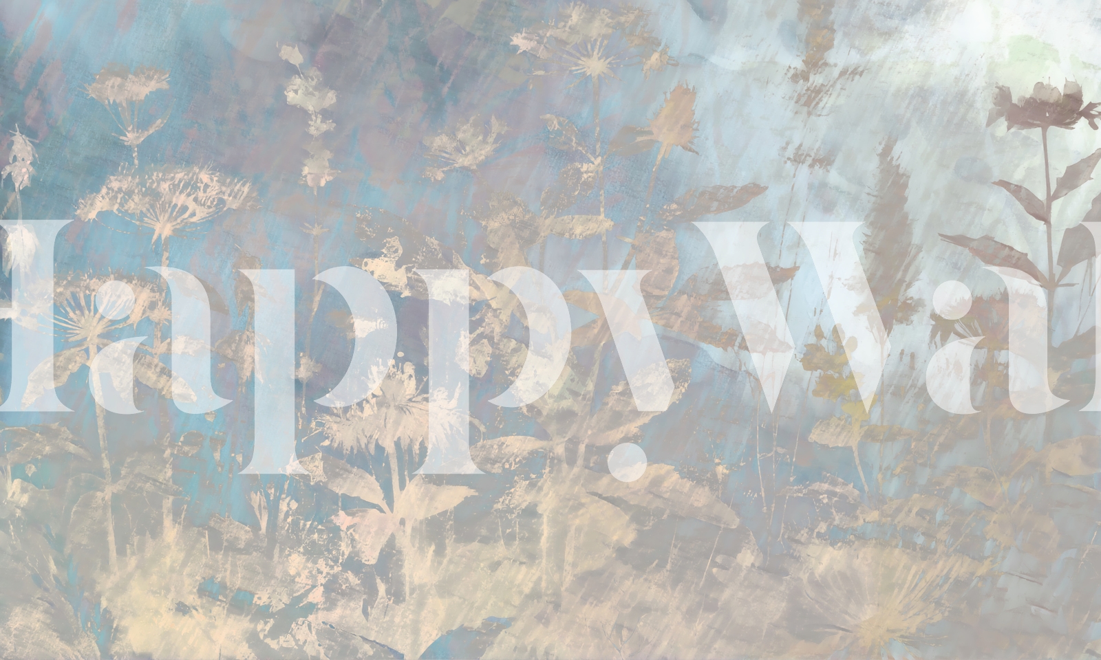 Ethereal Florals Wallpaper | happywall.com