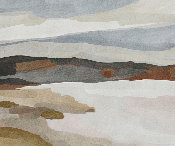 Earthy Minimalist Scene Wallpaper - Happywall.com