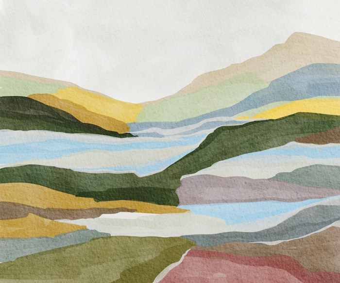 Soothing Landscape Scene Wallpaper - happywall.com