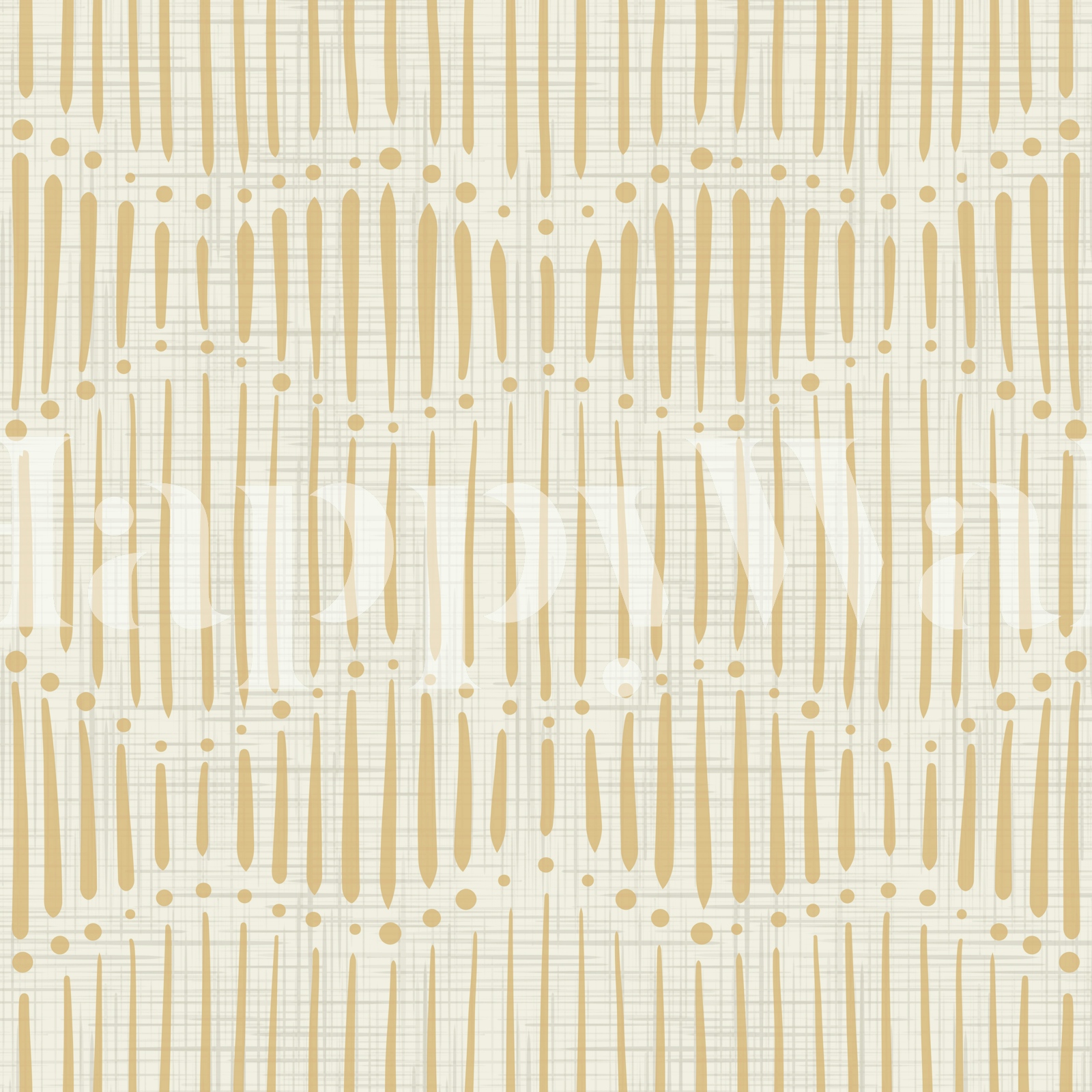 Boho Waves Honey Wallpaper - happywall.com
