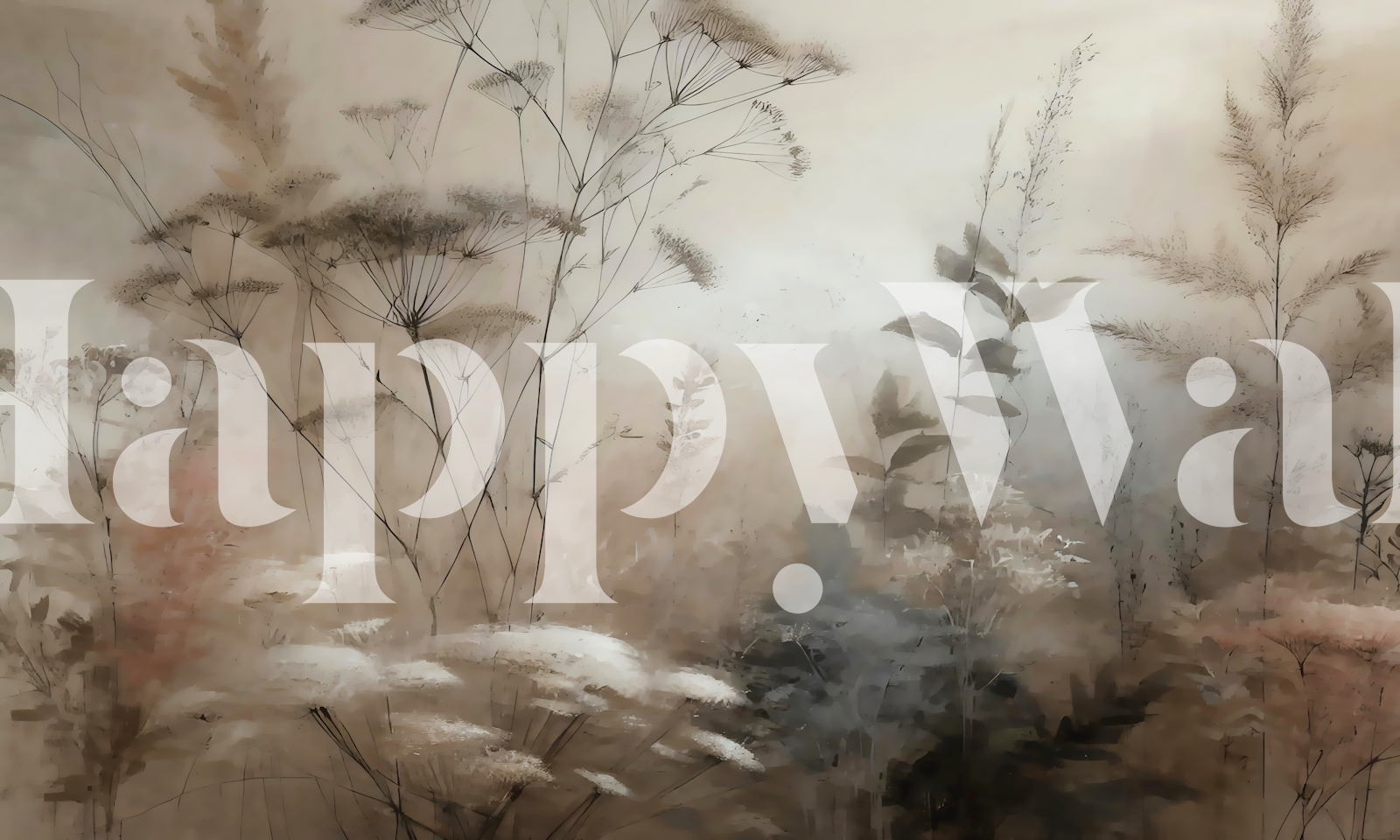 Misty Meadow Ambience Wallpaper - Happywall
