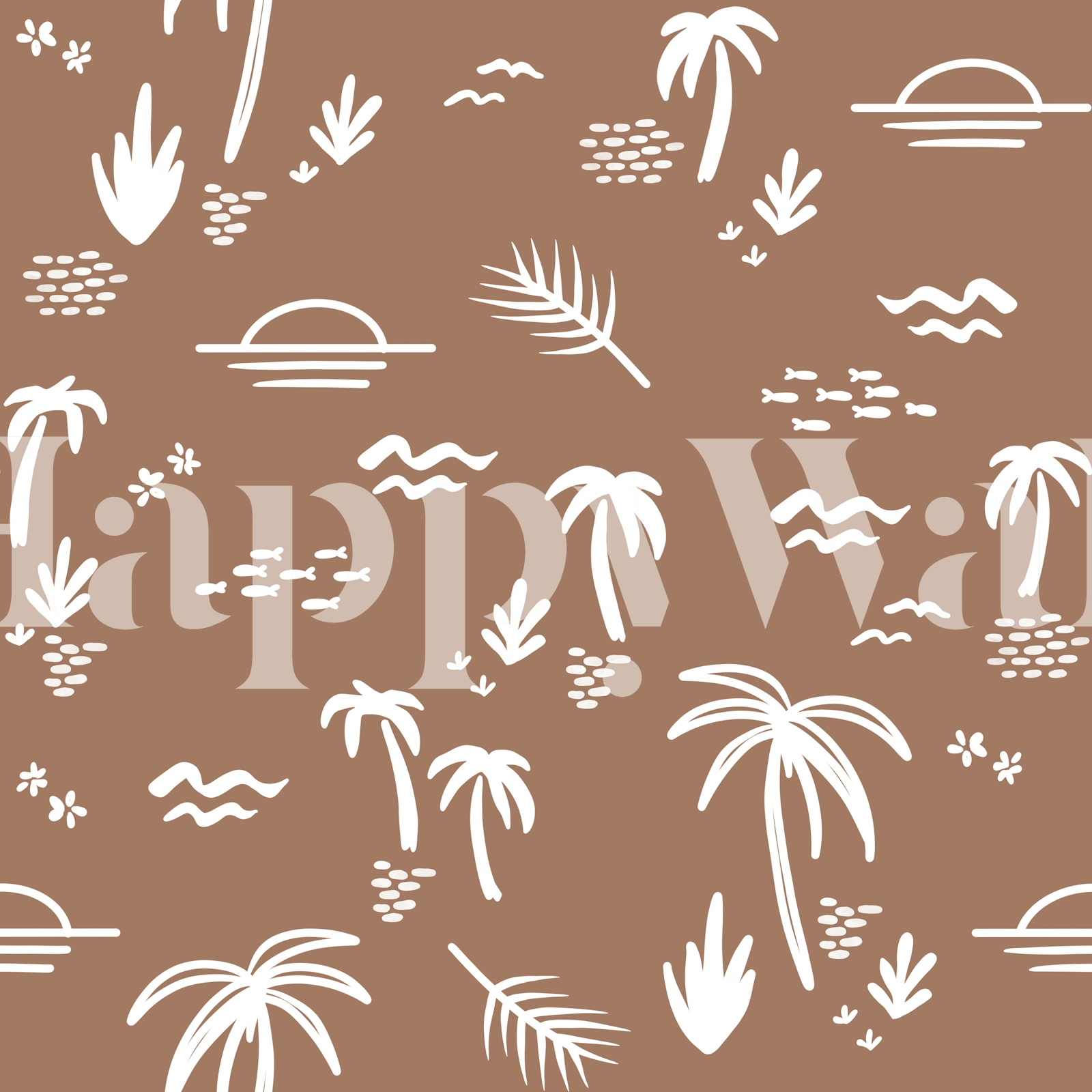 Boho Beach Soirée Wallpaper | Happywall.com