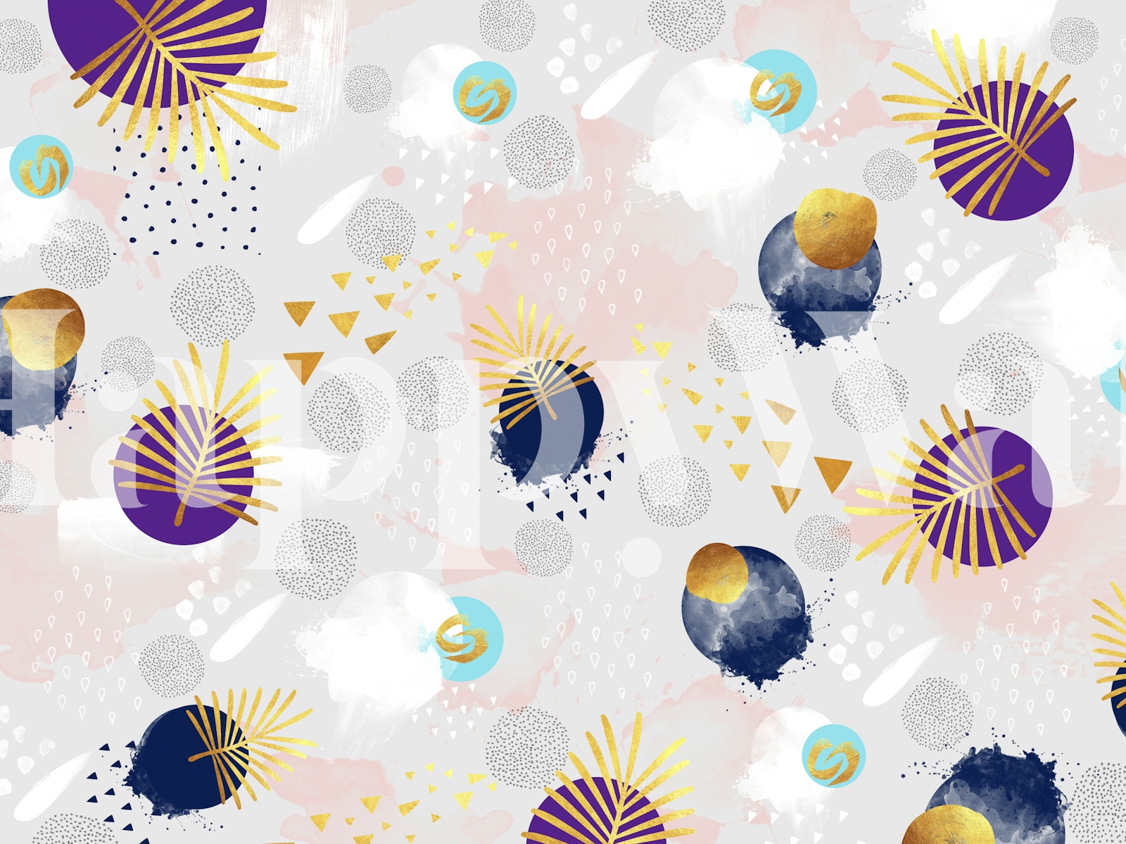 Abstract Artistic Splendor Wallpaper | happywall.com