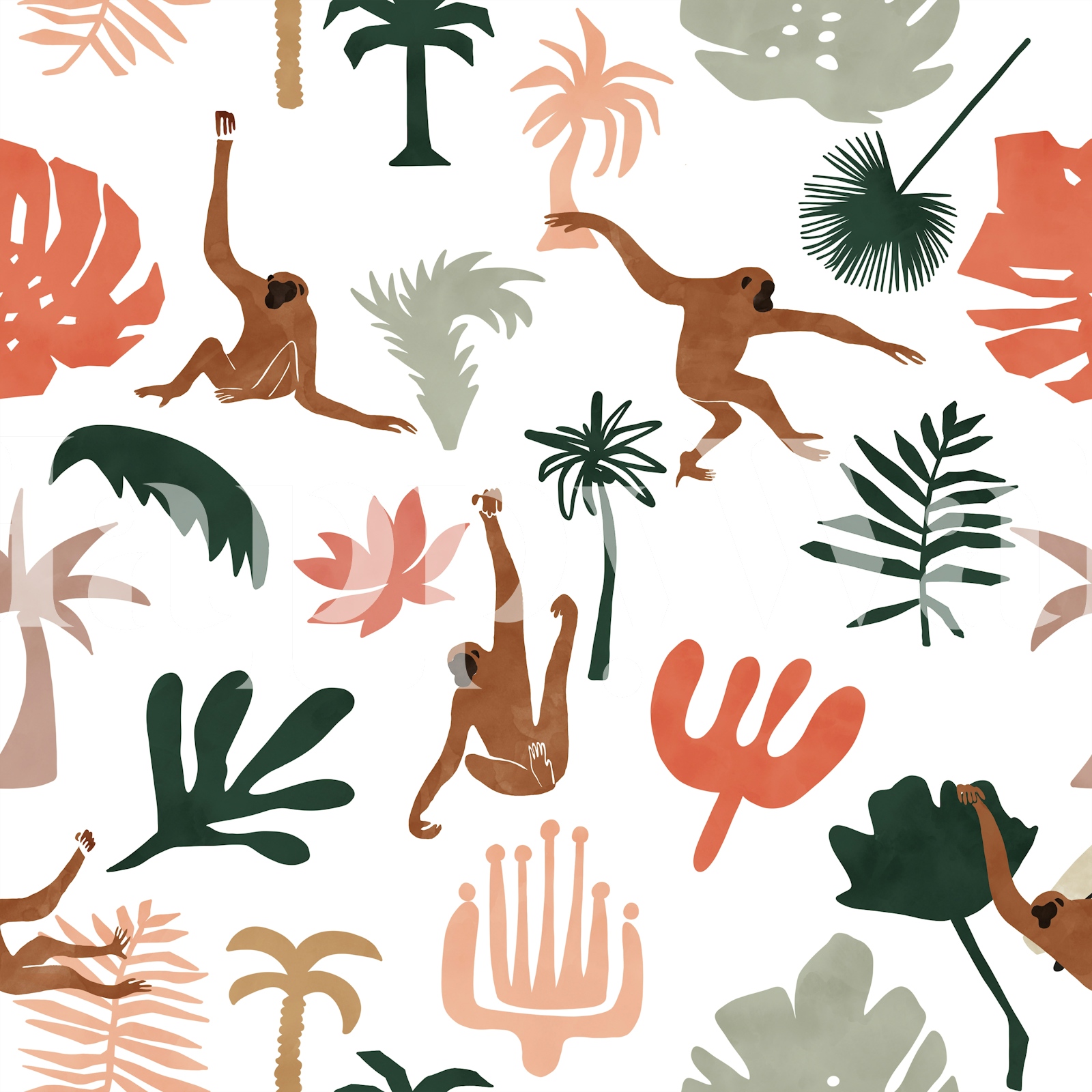 Primate Paradise Escape Wallpaper