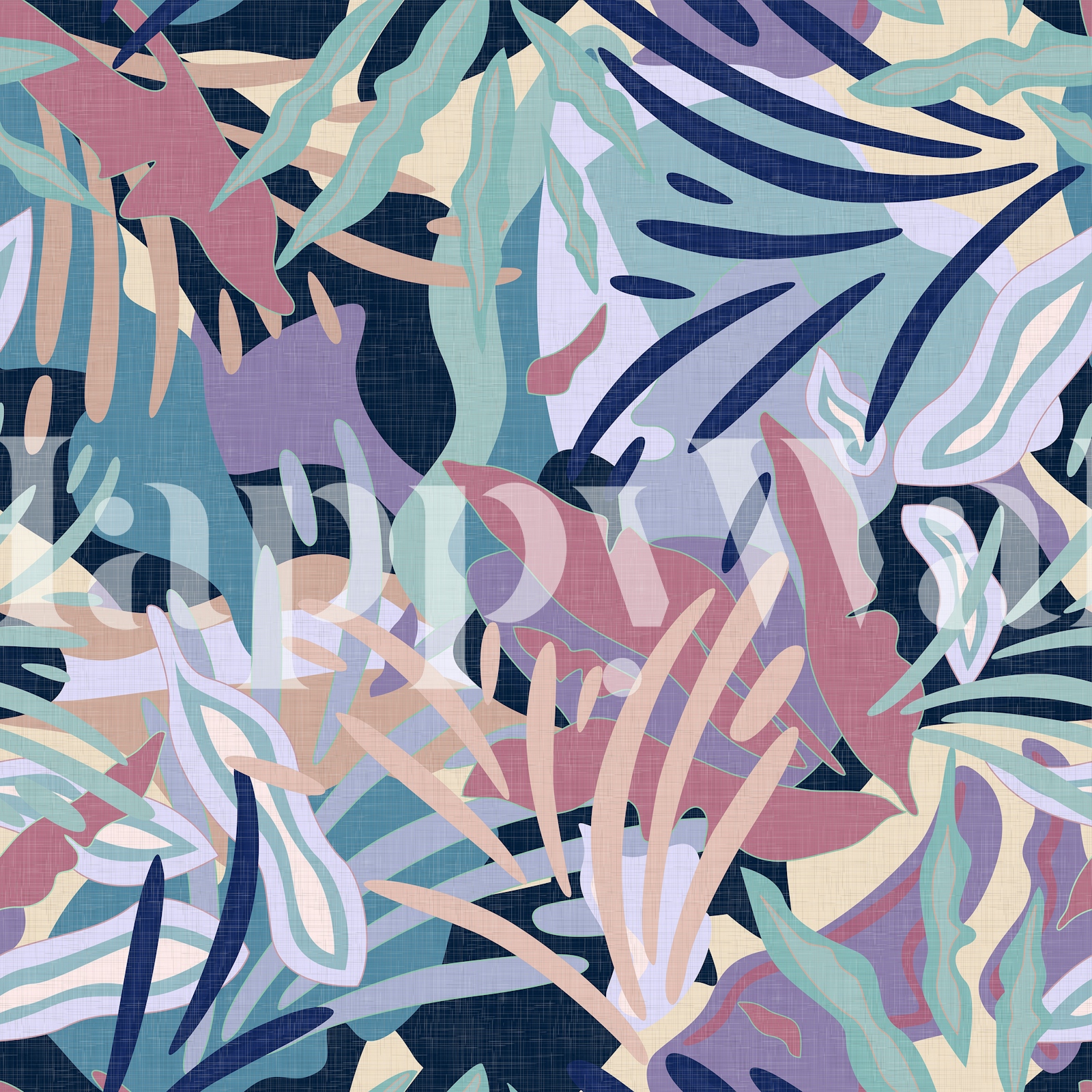 Exotic Tropical Jungle Wallpaper - 80's Vibes
