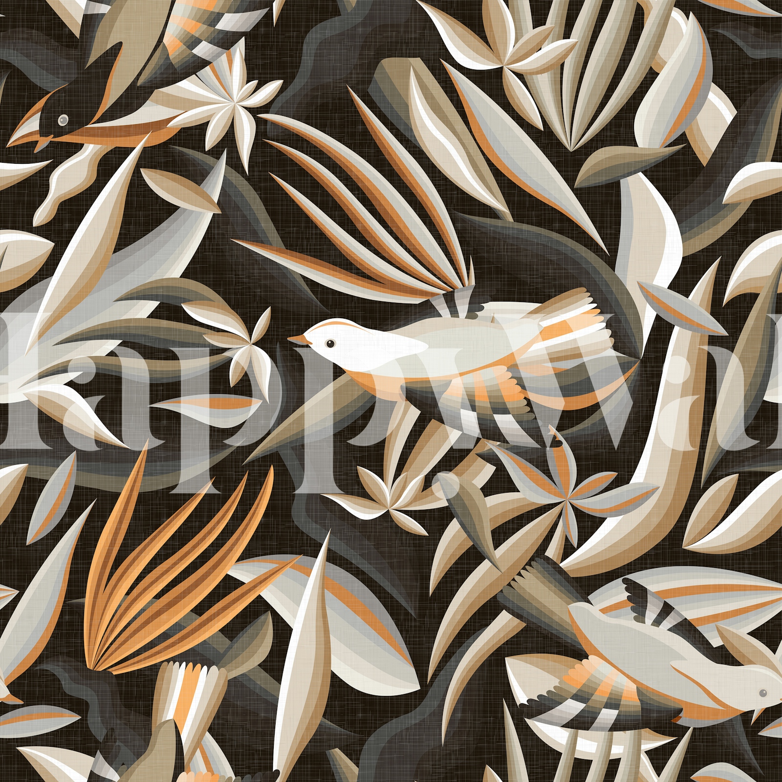 Paradise Birds - Secret Garden Wallpaper