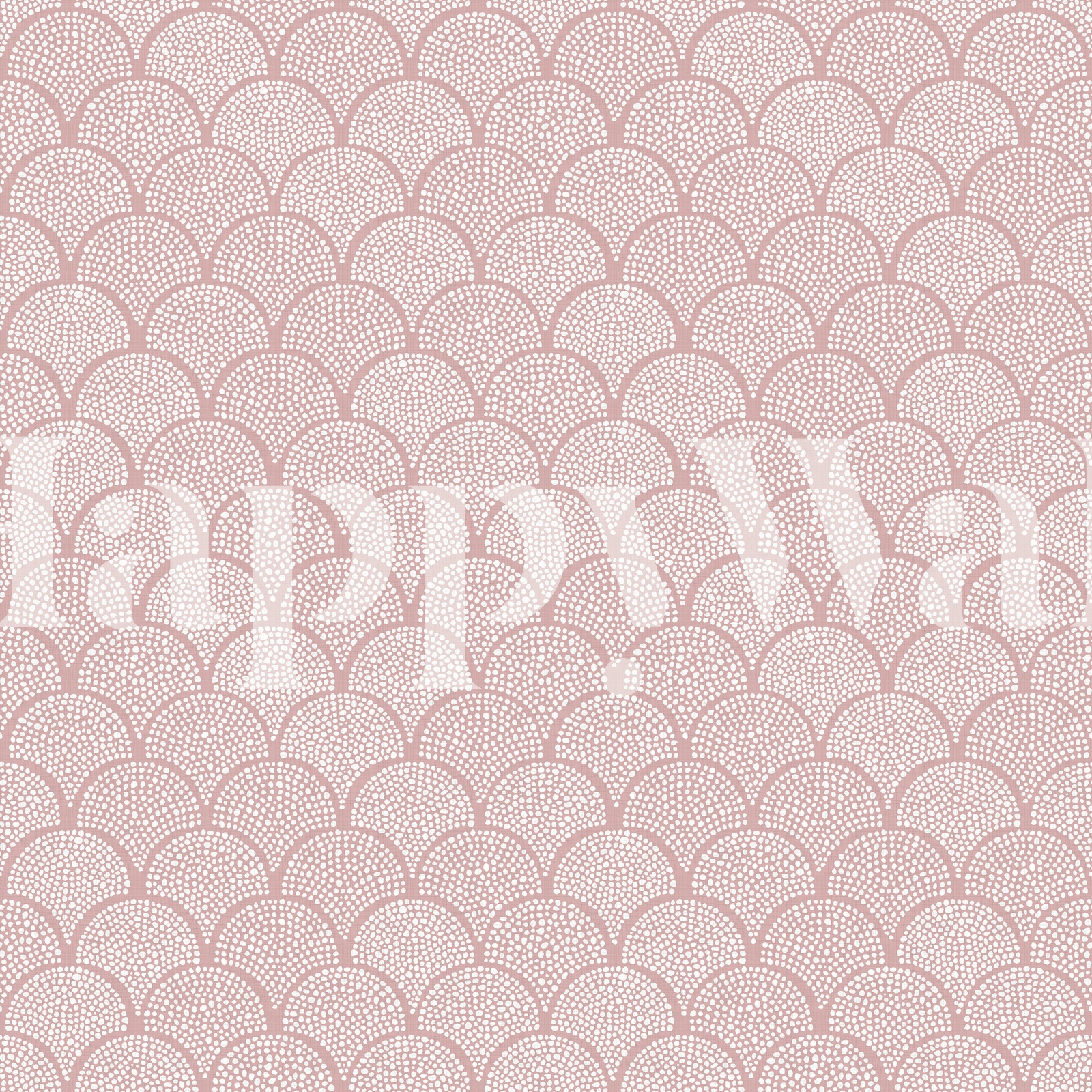 Japanese Hand Drawn Scallop Texture - Pink